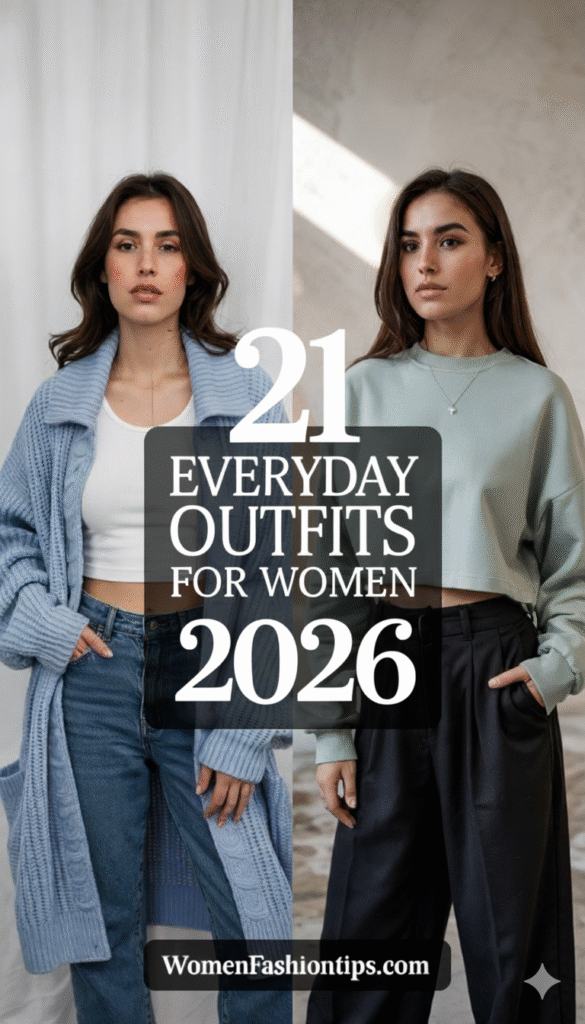 21 Chic and Trendy Everyday Outfits for Women 2026: Casual, Comfy ...